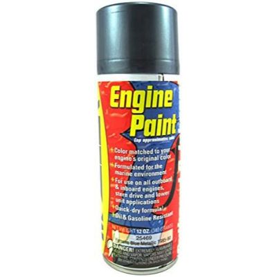 Moeller - Yamaha Metallic Blue Silver Engine Spray Paint