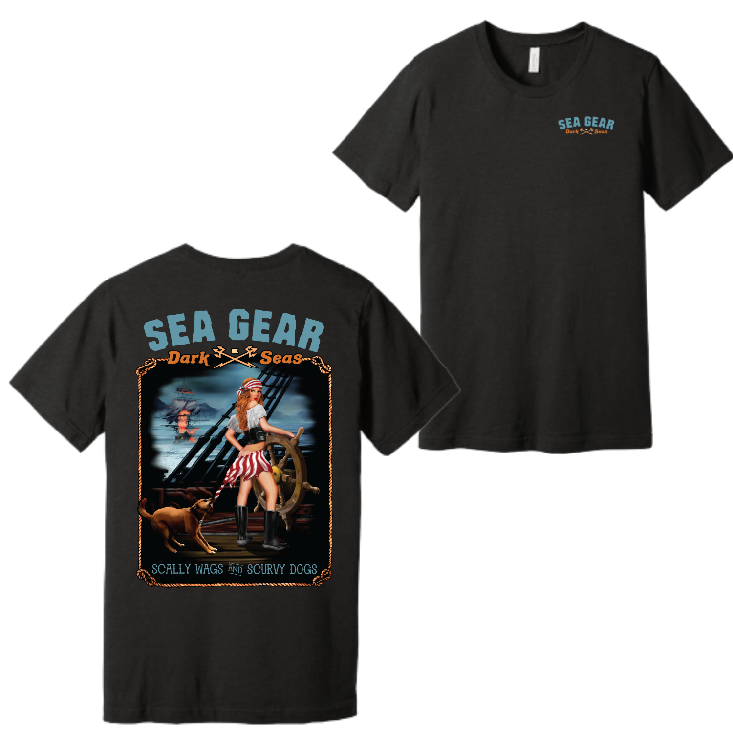 Sea Gear - Opie Dog Tri-Blend Short Sleeve