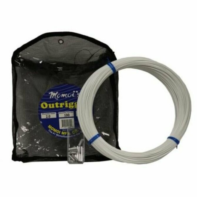 Momoi - Outrigger Line With Crimps 400lb 100 Yards