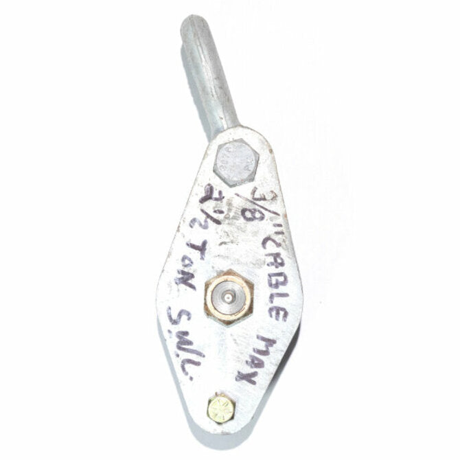 Hancock - 4” Double Rigging Block For Up To 3/8” Steel Cable
